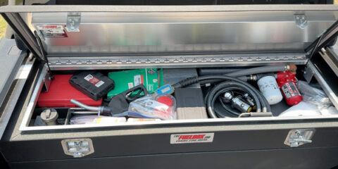 The Perfect Fuel Tank Tool Box Combo for Fifth Wheel Towing